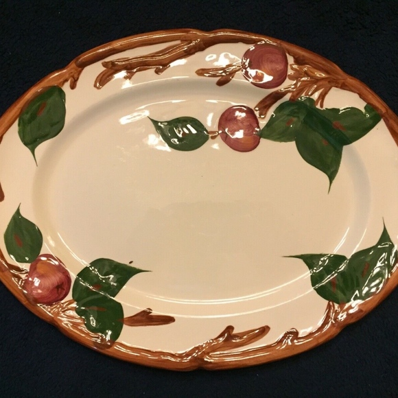 Franciscan | Dining | Franciscan Apple Ware 2 Oval Serving Platter ...